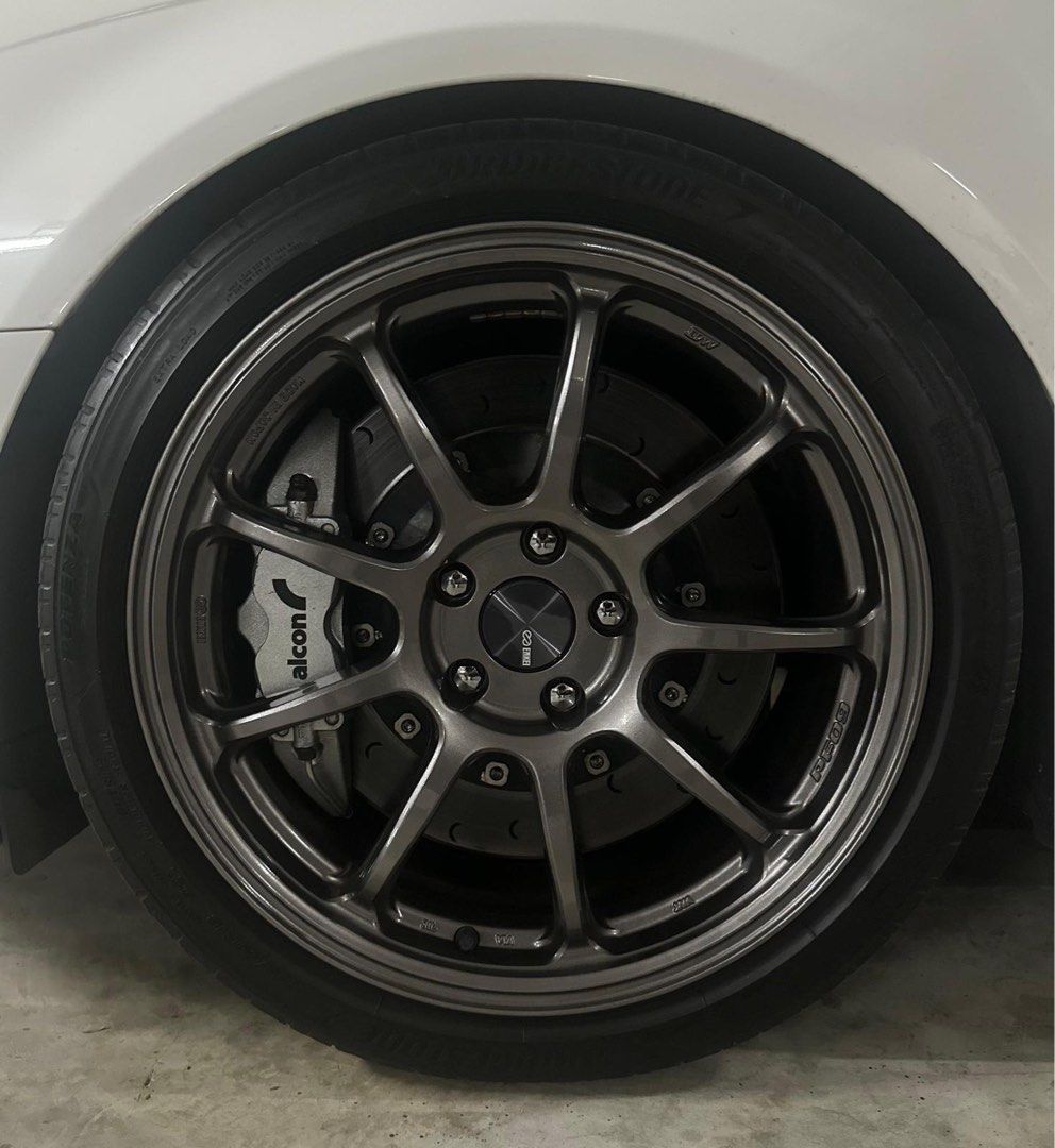 Enkei pf09 original rims, Car Accessories, Tyres & Rims on Carousell