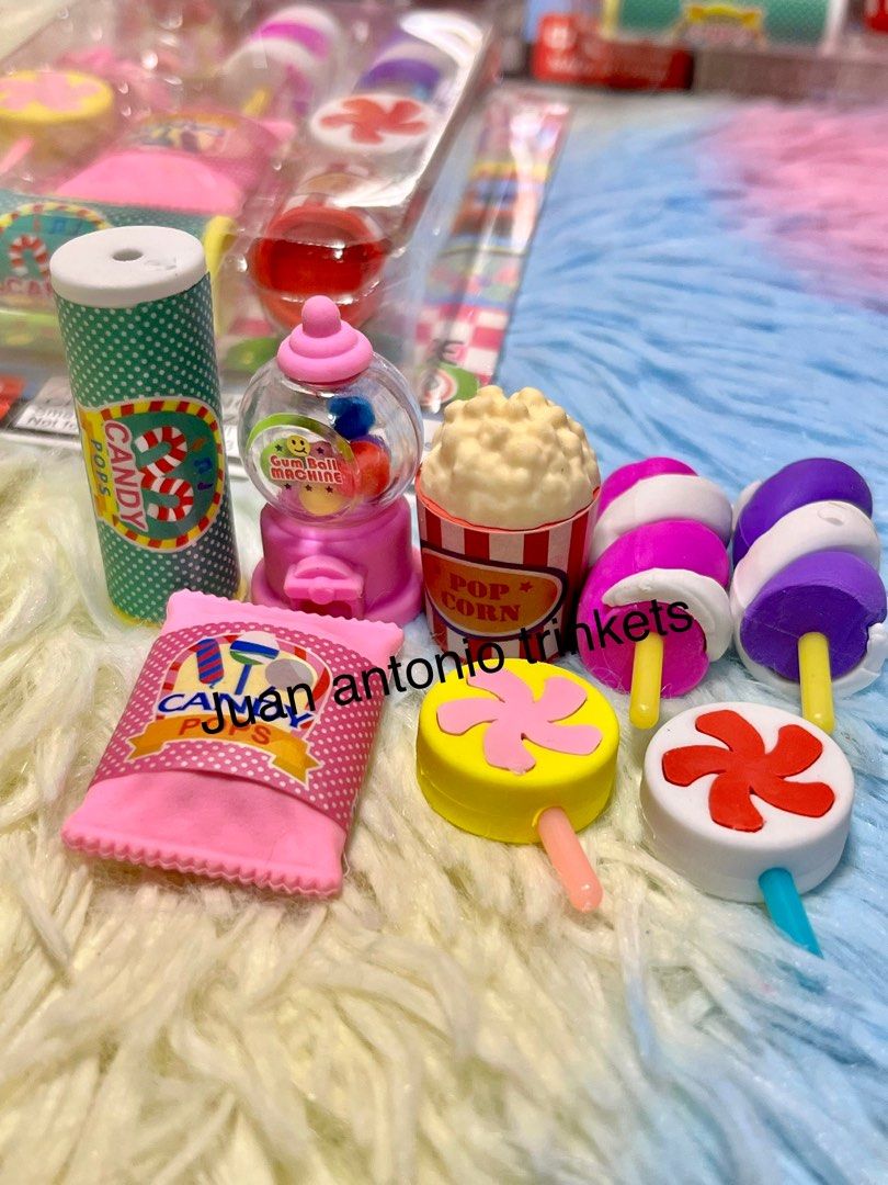 Eraser Pop Sweet Candy set on Carousell