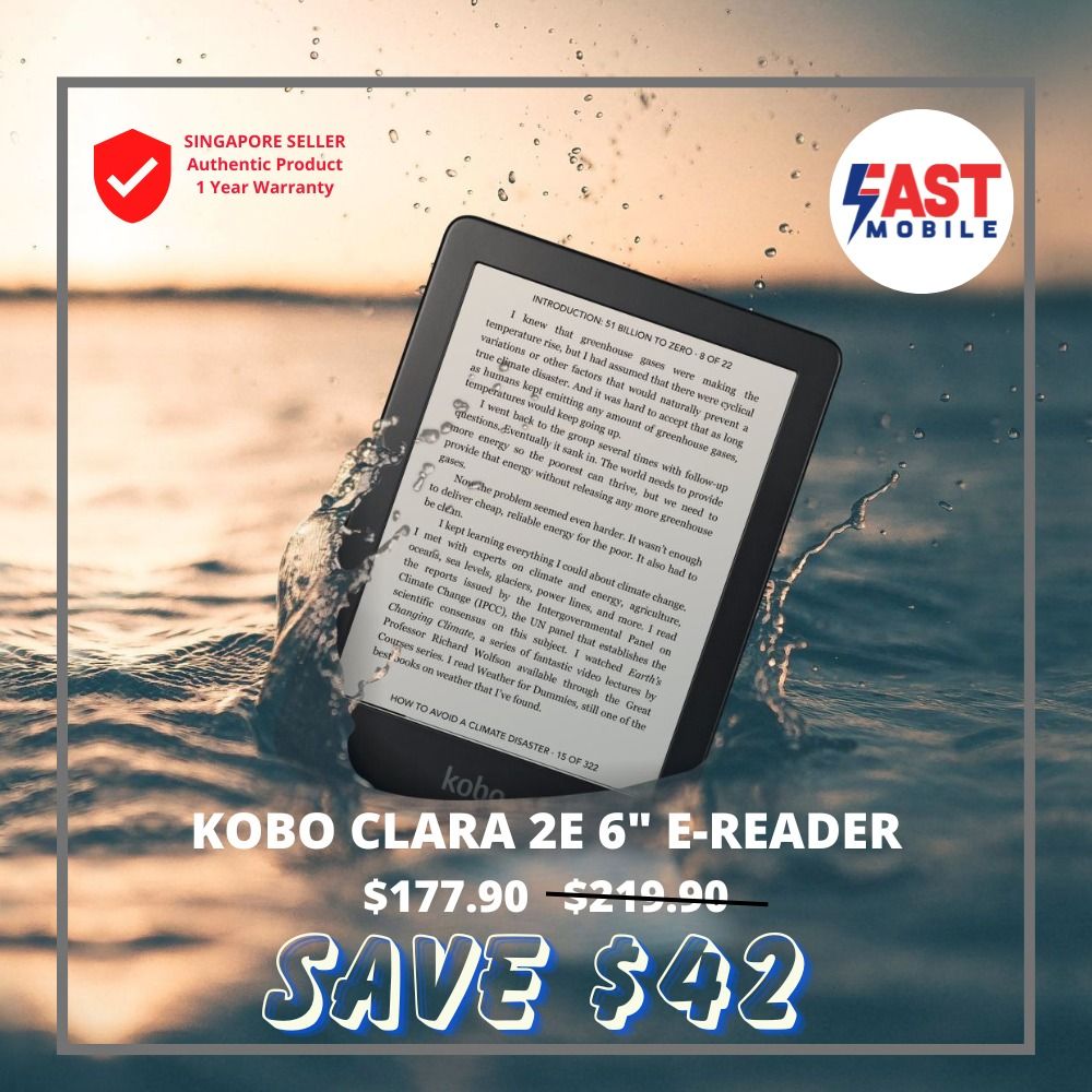 [eReader] NEW Kobo Clara 2E- 6 inch display with ComfortLight Pro ...
