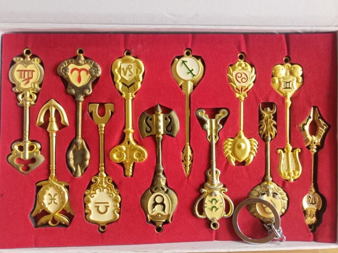 Fairy Tail: Lucy's Keys (Complete Set of 12), Hobbies & Toys, Toys ...