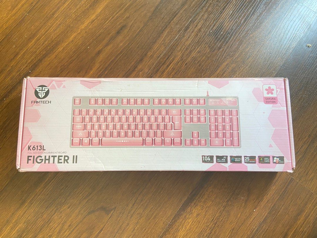 FANTECH KEYBOARD SAKURA EDITION, Computers & Tech, Parts & Accessories ...