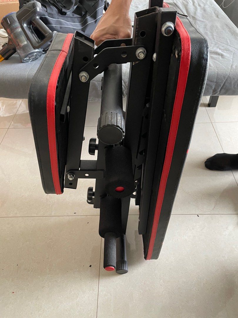 Foldable Gym Bench, Sports Equipment, Exercise & Fitness, Cardio ...