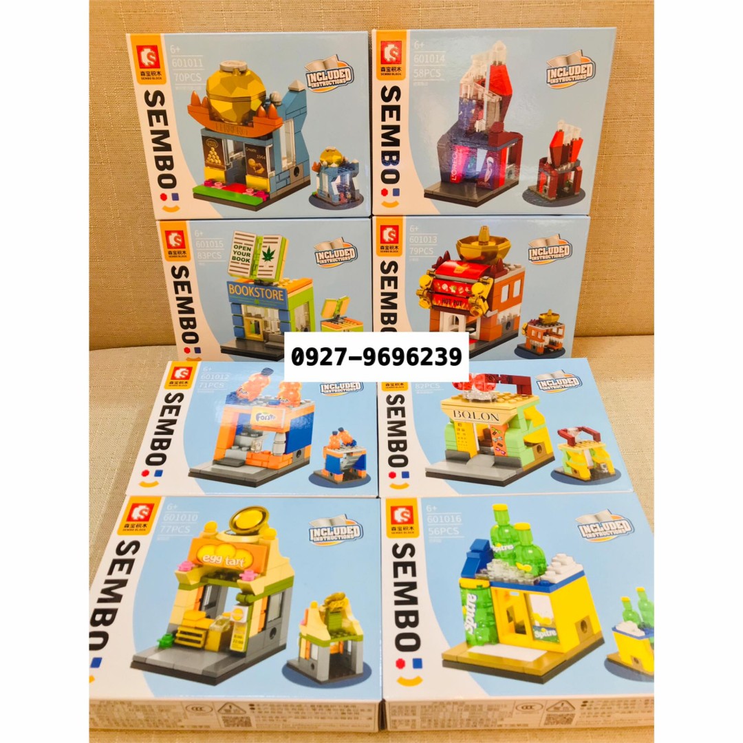 For Sale SEMBO BLOCK STREET SHOPS 8in1 set Building Blocks Toy Perfect ...