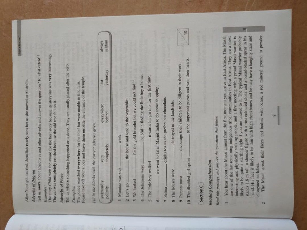 Form 4 English workbook, Hobbies & Toys, Books & Magazines, Textbooks ...