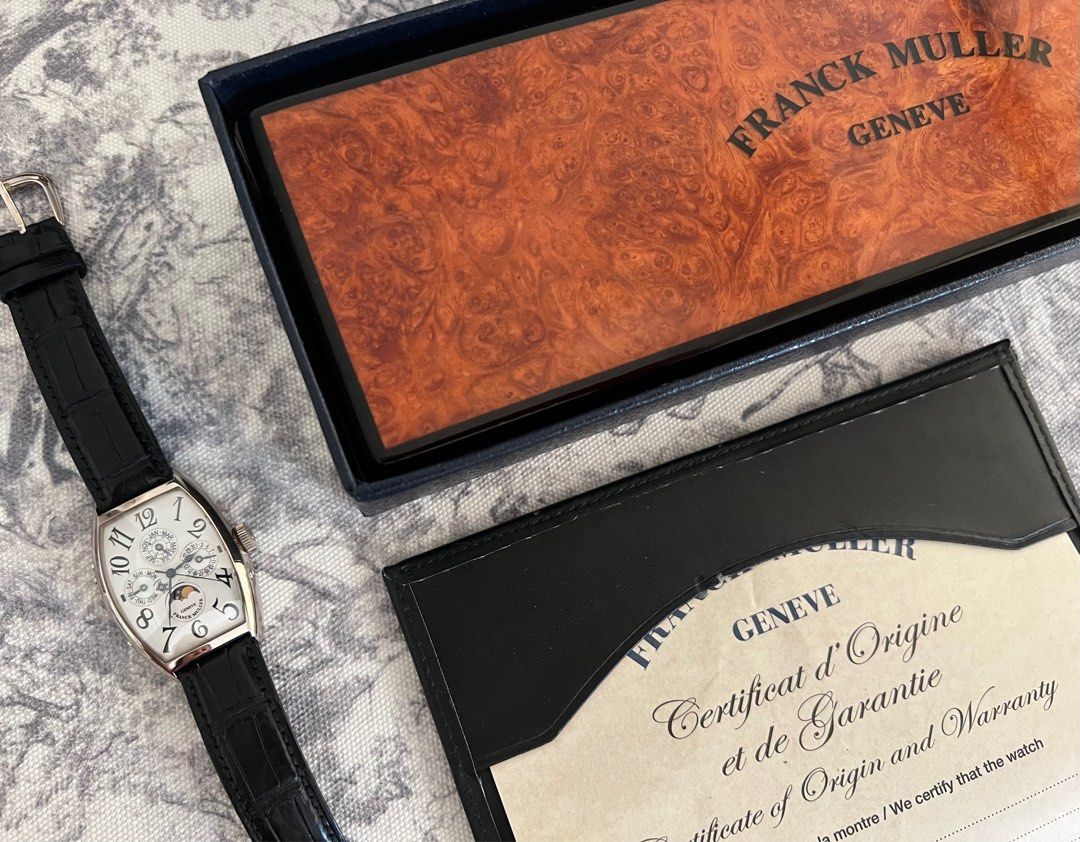 Franck Muller 5850 QP WG Perpetual, Luxury, Watches on Carousell