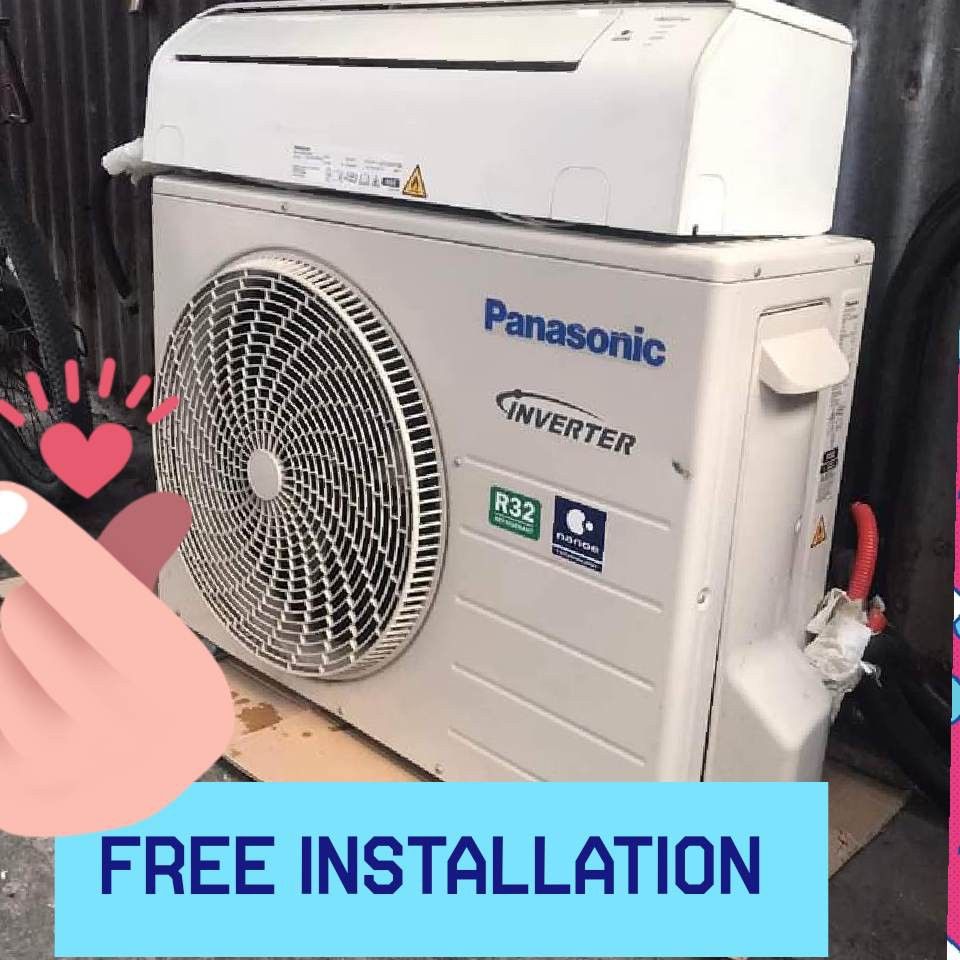FREE INSTALLATION BRAND NEW SPLIT TYPE AIRCON INVERTER, TV & Home ...