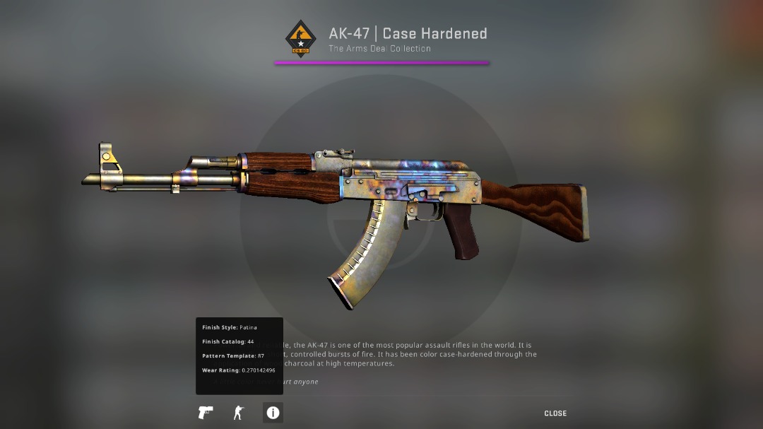 FT AK-47 Case Hardened, Video Gaming, Gaming Accessories, In-Game ...