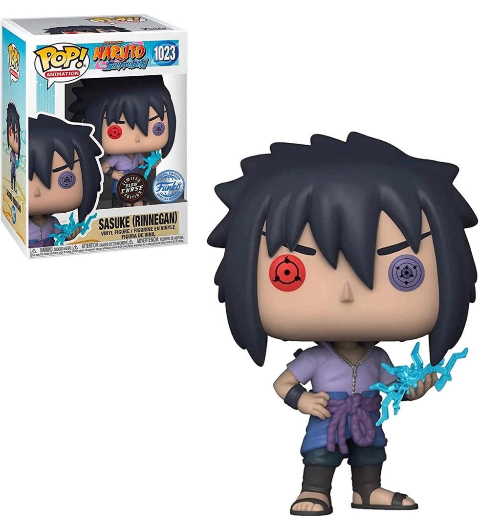 Funko Pop! CHASE AAA Anime Exclusive Glow in the Dark Sasuke with ...