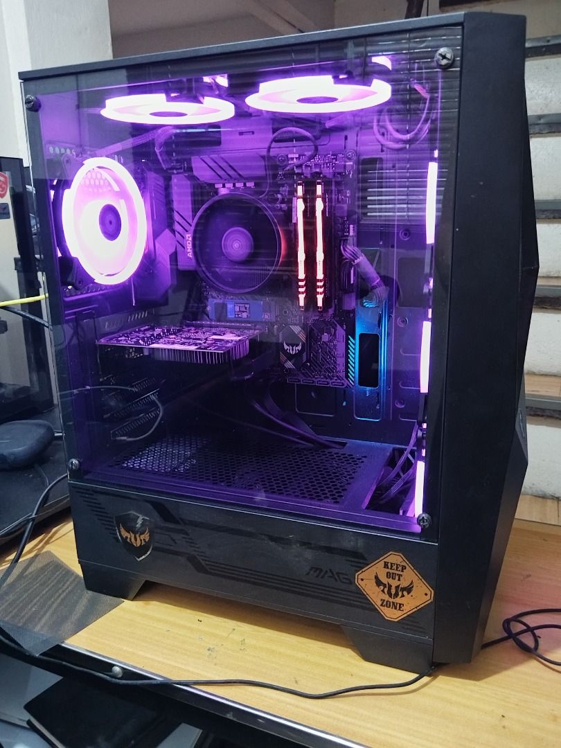 Gaming Desktop System Unit (Ryzen 5 5600g/Asus tuf B450 gaming Pro II ...