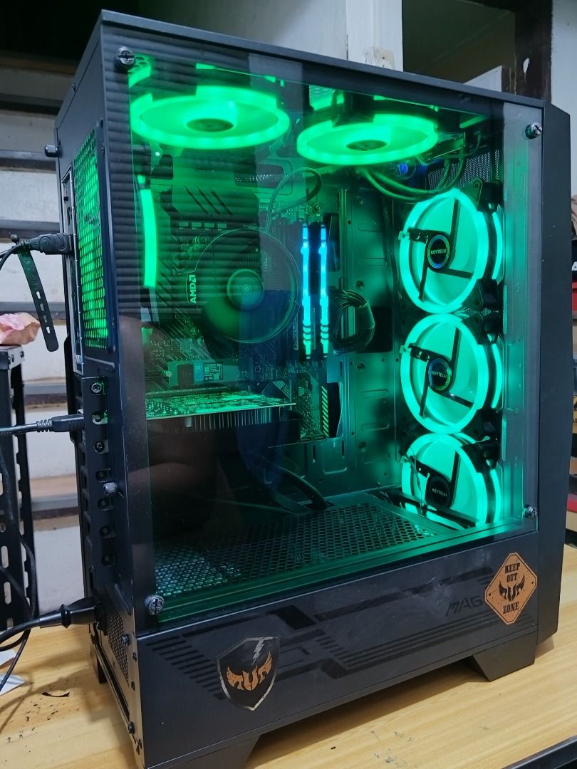 Gaming Desktop System Unit (Ryzen 5 5600g/Asus tuf B450 gaming Pro II ...