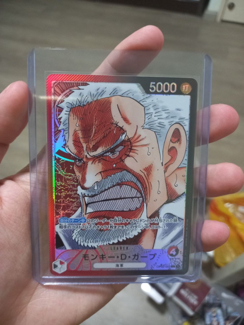 Garp Ldr OP2 AA Parallel One Piece Tcg Card, Hobbies & Toys, Toys ...