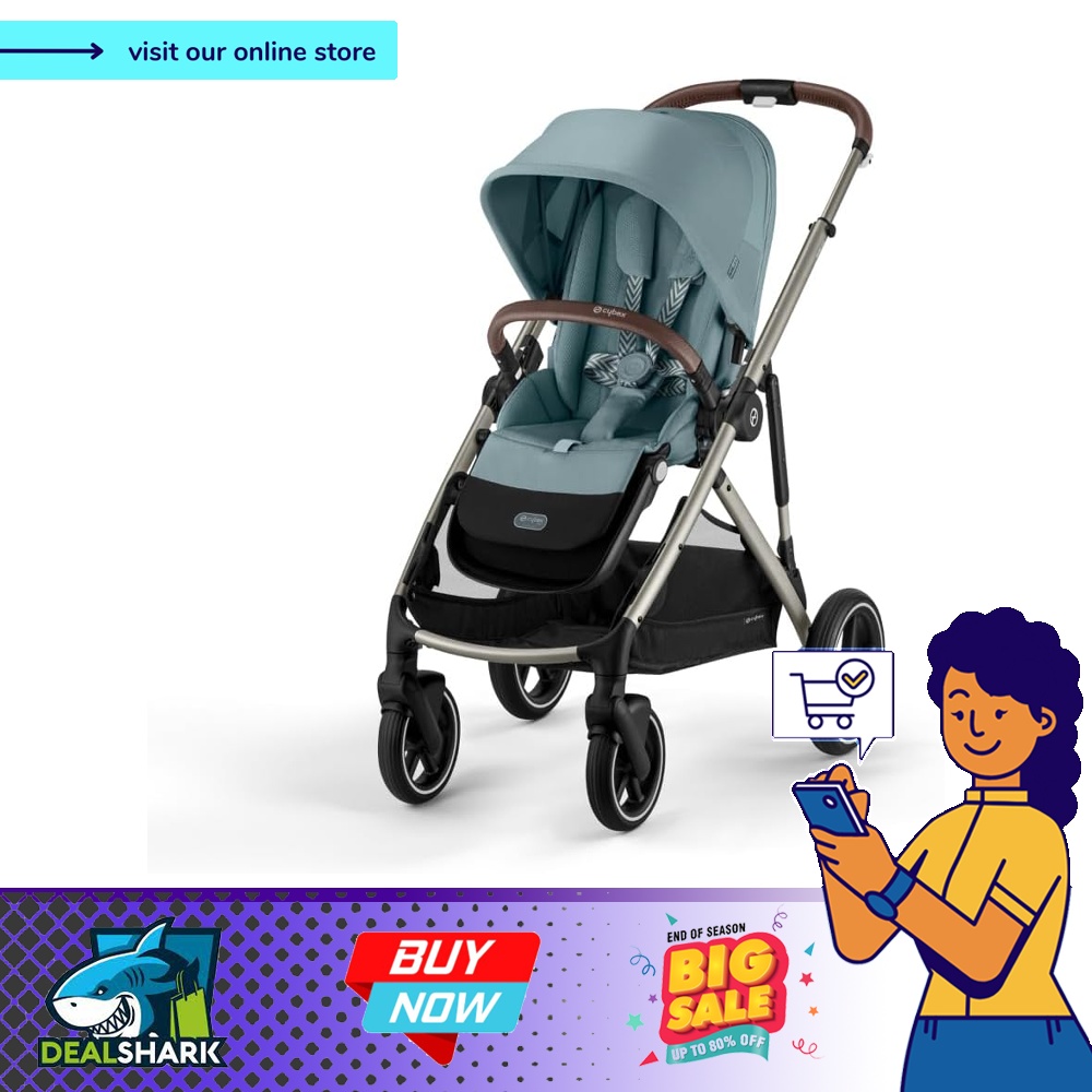 Cybex Gazelle S All-in-One Toddler and Baby Stroller with Over 20 ...