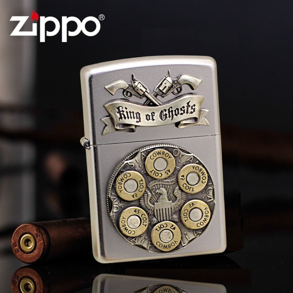 Ghost King Gun And Fire Wheel Zippo Lighter, Hobbies & Toys ...