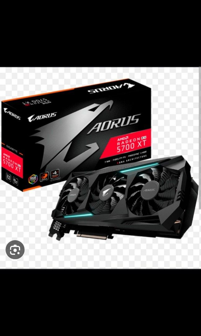 Gigabyte Aorus RX 5700 XT, Computers & Tech, Parts & Accessories ...