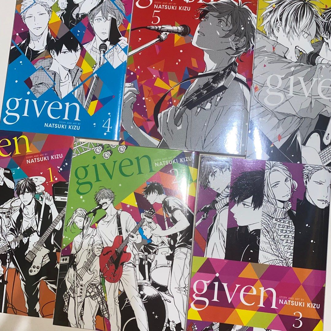 Given Manga | Volumes 1-6, Hobbies & Toys, Books & Magazines, Comics ...