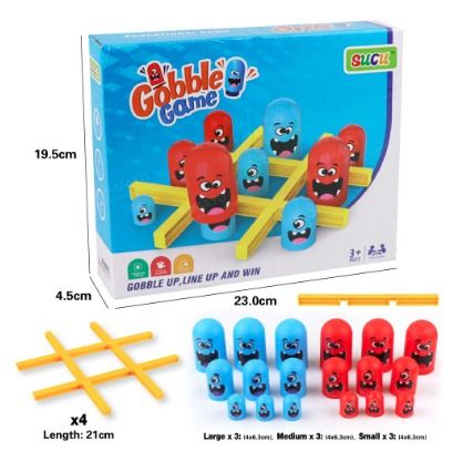 Gobble Board Game || Party Fun Gobblers Strategy Toys|| Plastic Chess ...