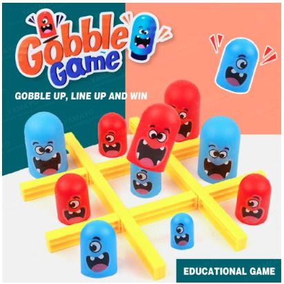 Gobble Board Game || Party Fun Gobblers Strategy Toys|| Plastic Chess ...
