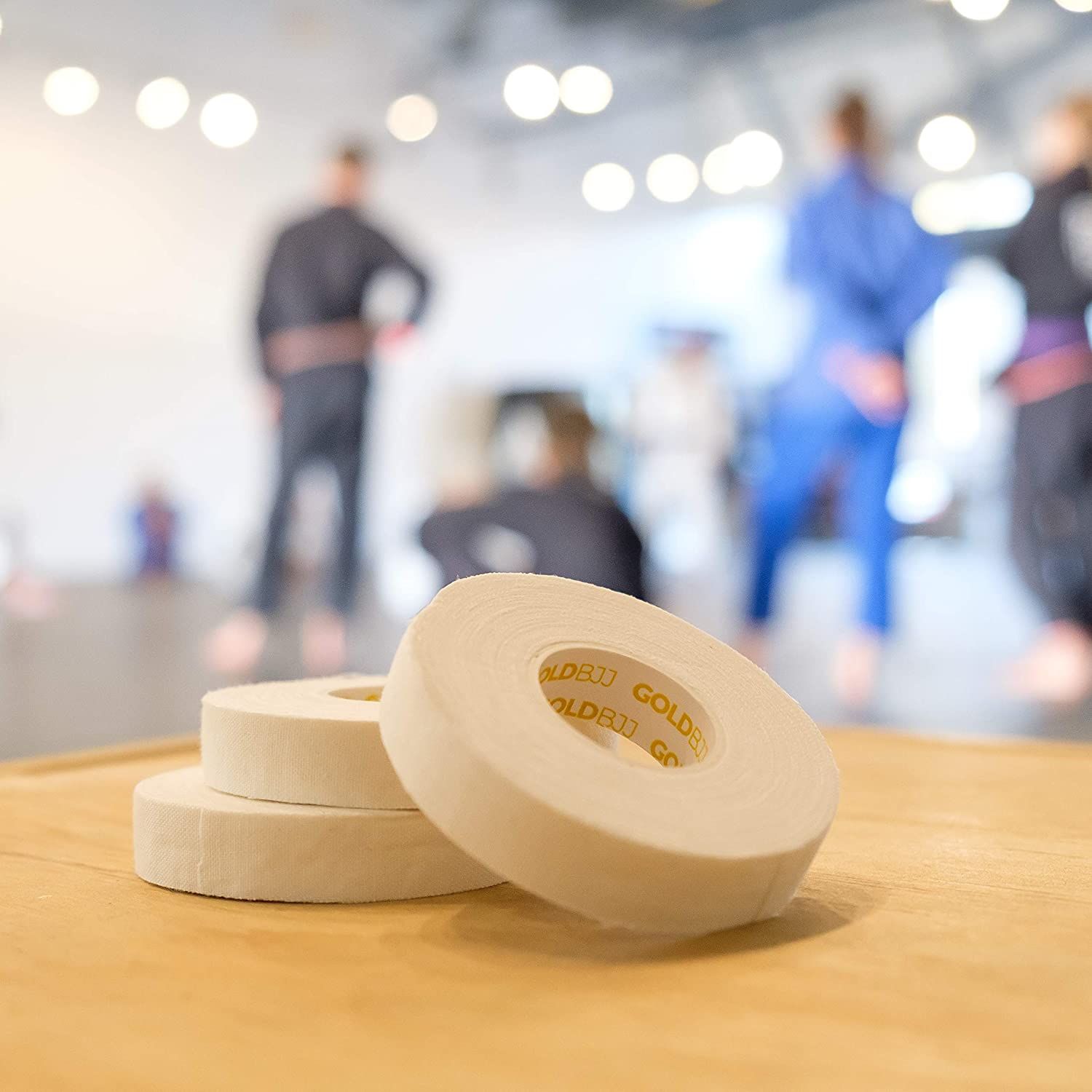 Gold BJJ Jiu Jitsu Tape - Strong Athletic Finger Tape, 1/2" x 30 ...