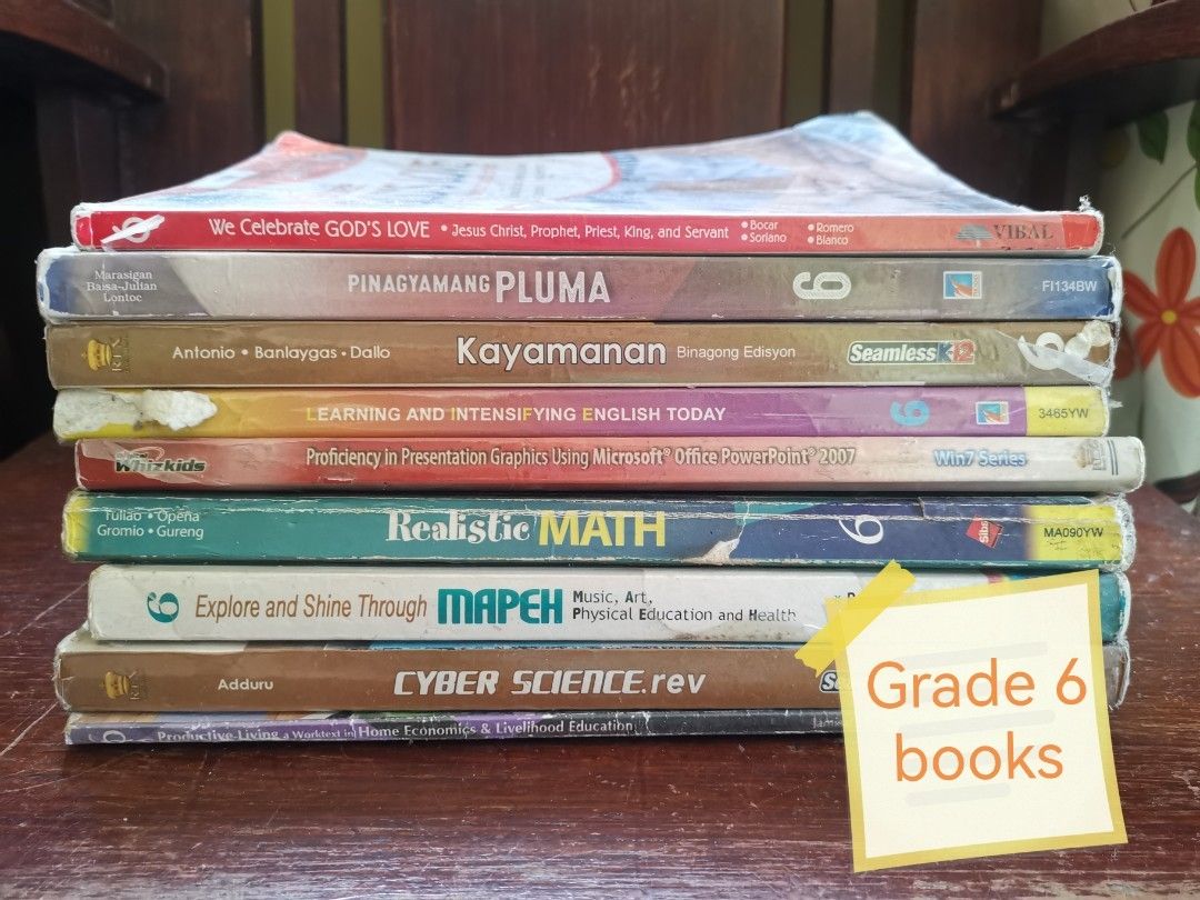 GRADE 6 TEXTBOOKS, Hobbies & Toys, Books & Magazines, Textbooks on Carousell