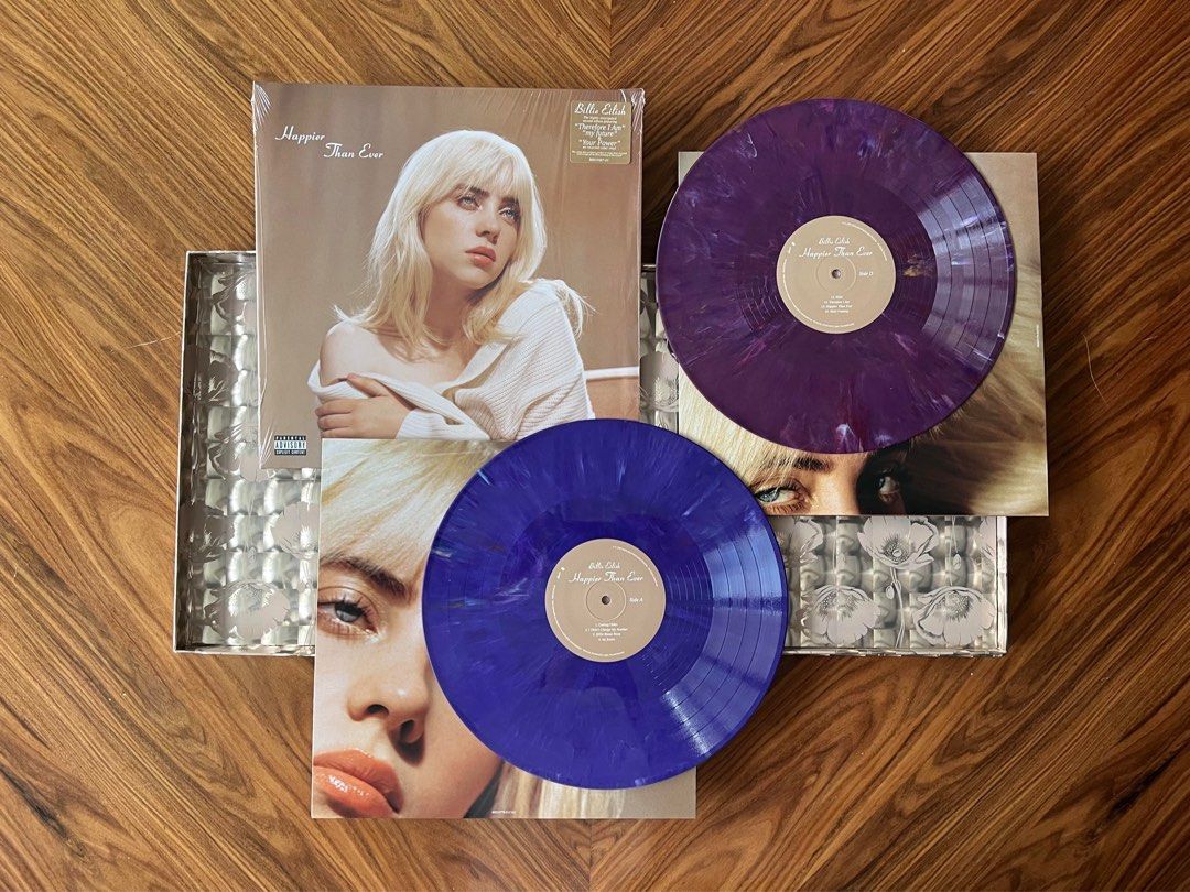 GUCCI X BILLIE EILISH VINYL WITH NEW GUCCI NAIL STICKERS, Hobbies ...