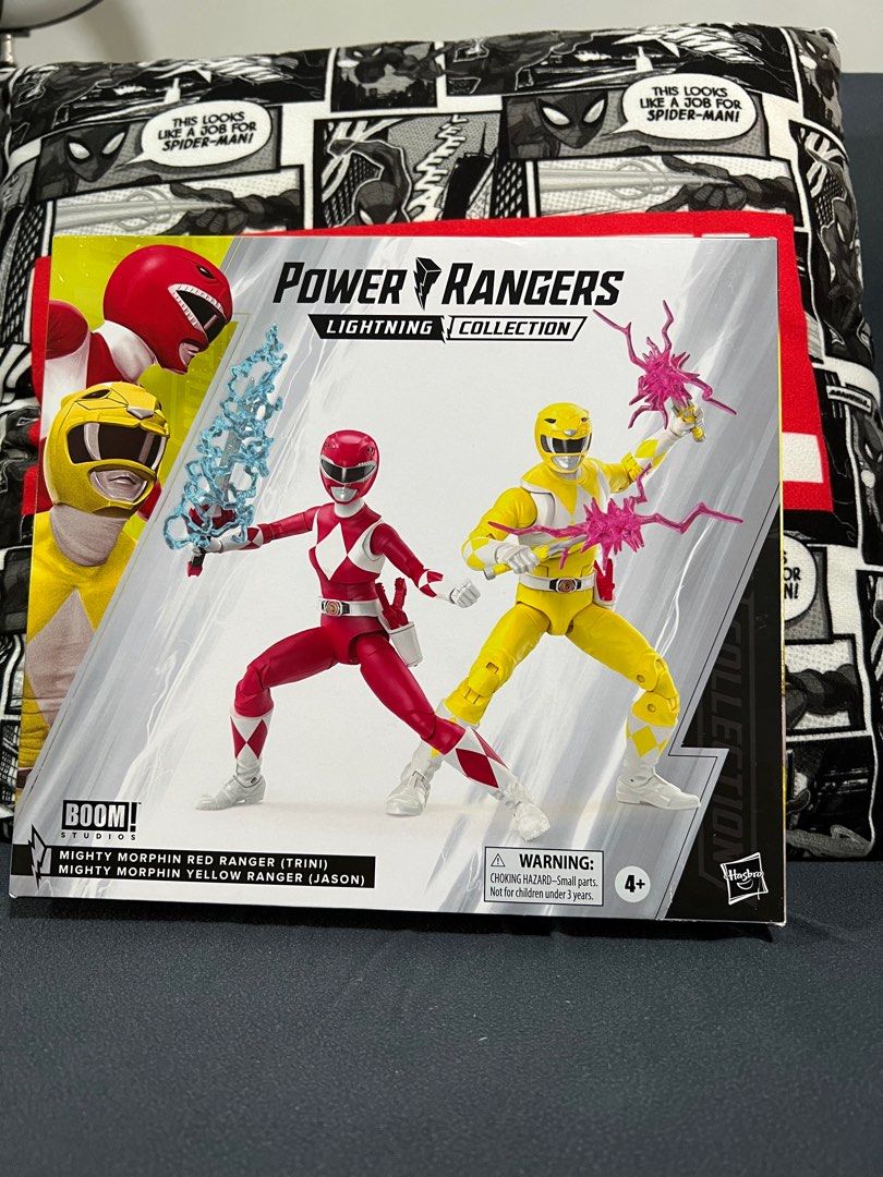 Hasbro Power Rangers Lightning Collection Mighty Morphin Red Ranger ...