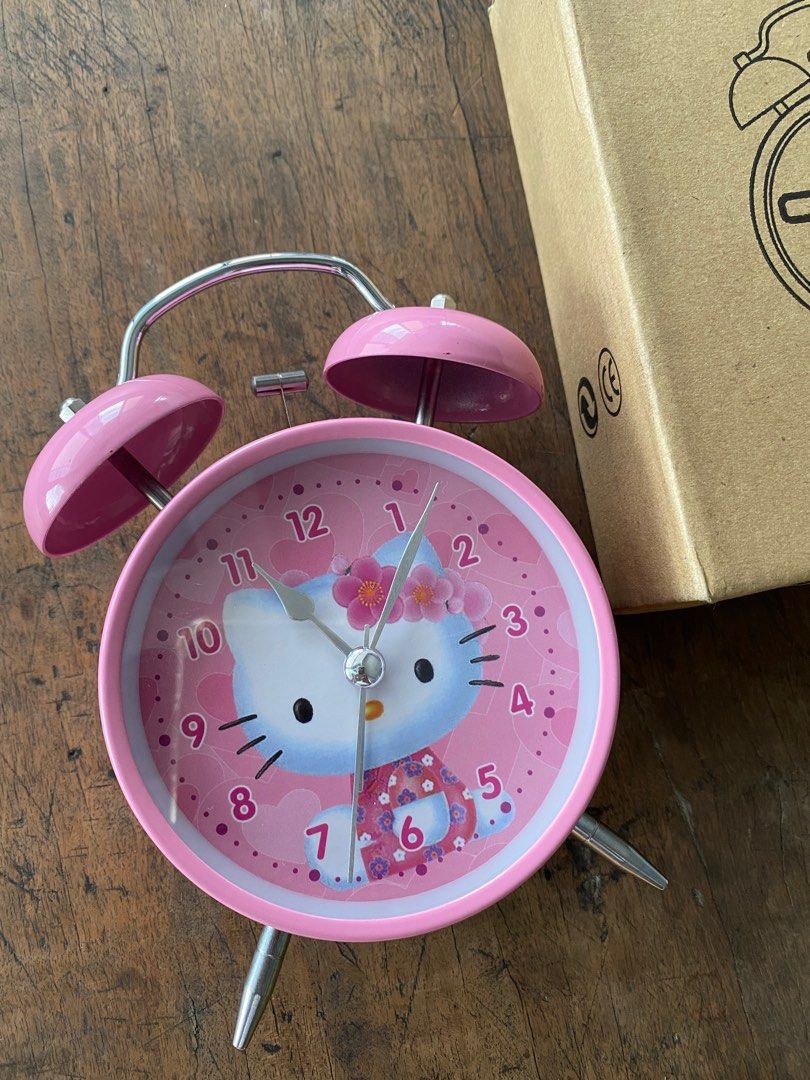 Hello kitty alarm clock on Carousell