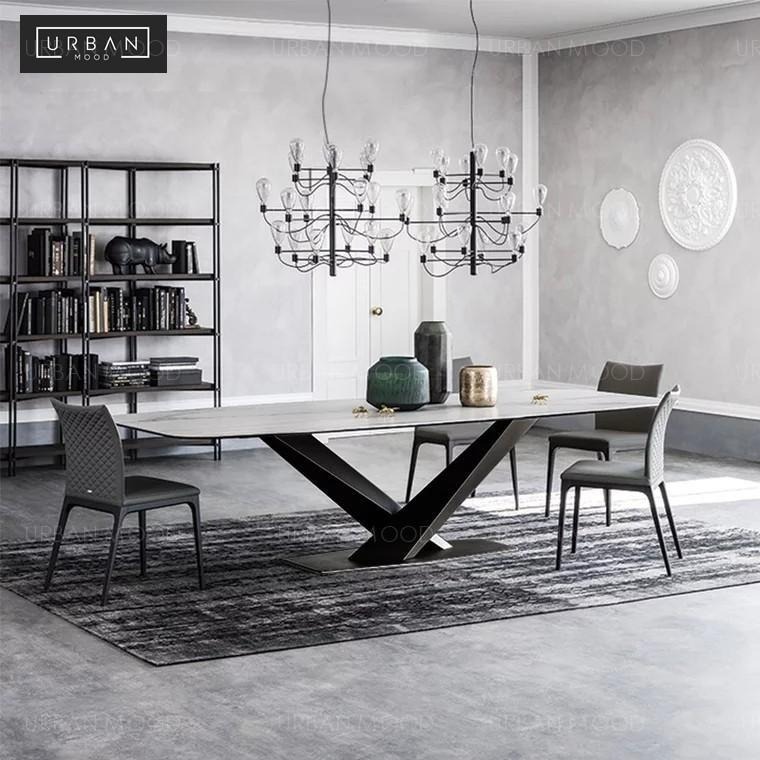HERMES Marble Wishbone Dining Table, Furniture & Home Living, Furniture ...