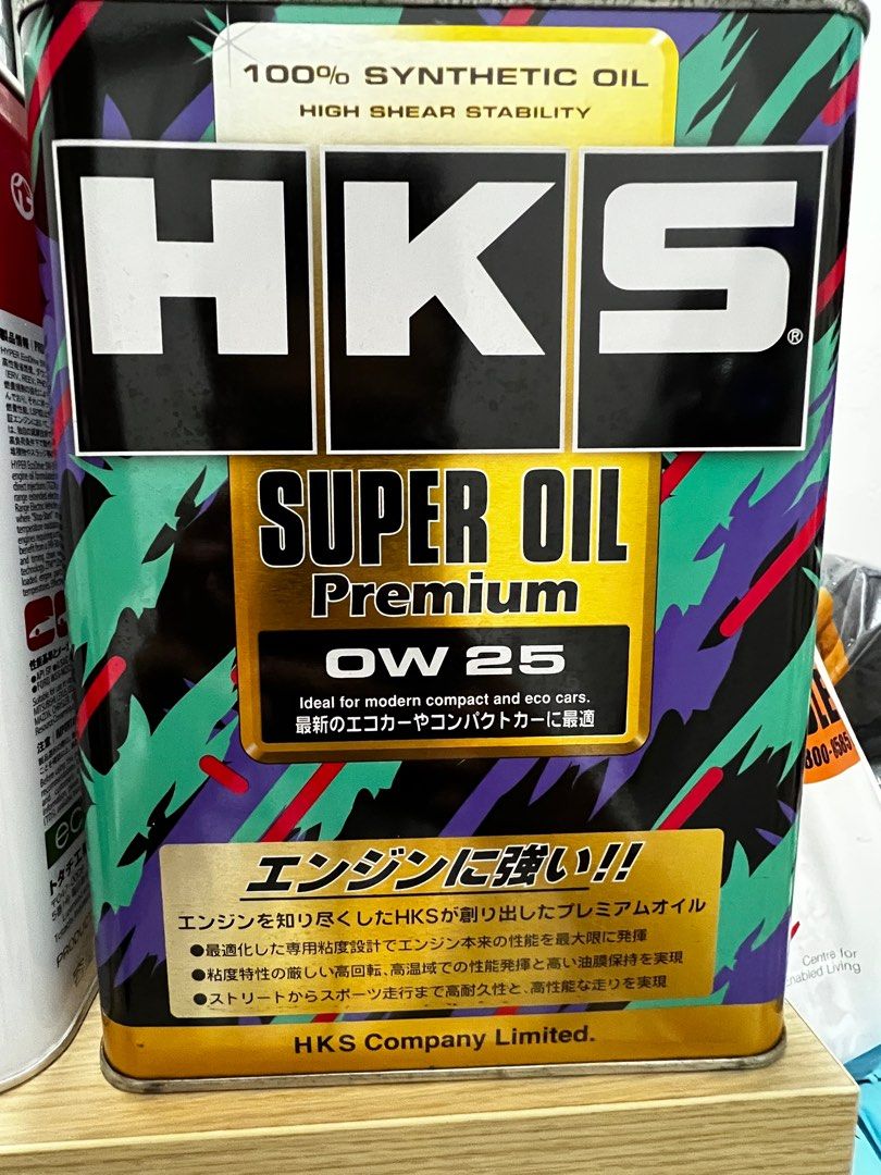 HKS super Oil Premium 0W-25, Car Accessories, Accessories on Carousell