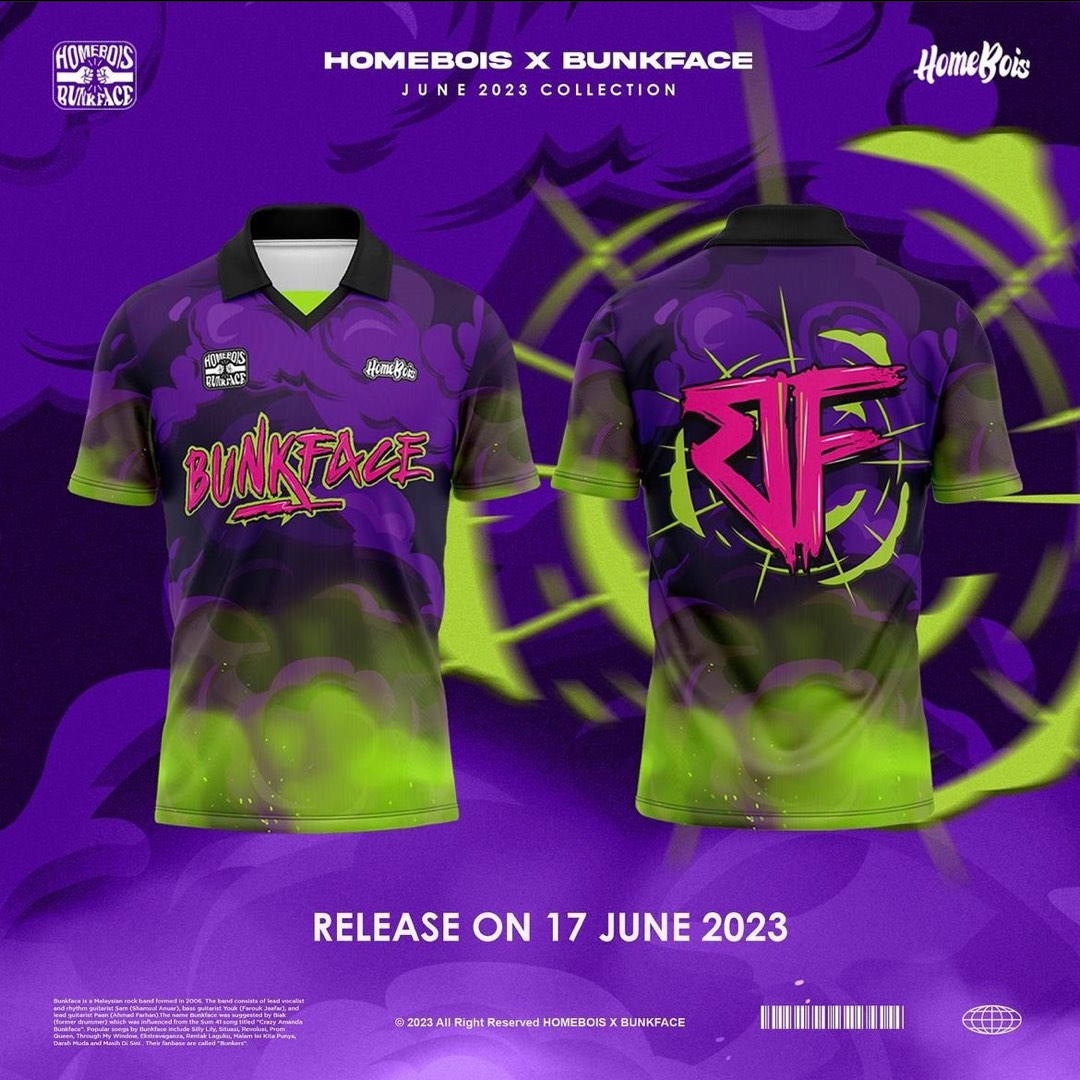 HOMEBOIS X BUNKFACE JUNE 2023, Men's Fashion, Tops & Sets, Tshirts ...