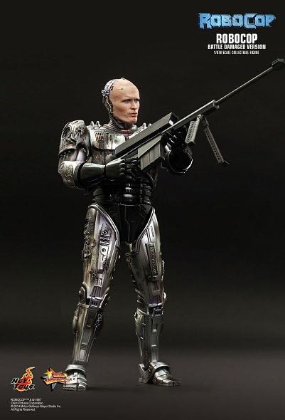 Hottoys Robocop Cobra Assault Cannon figure 1/6 Barrett M82 long-range ...