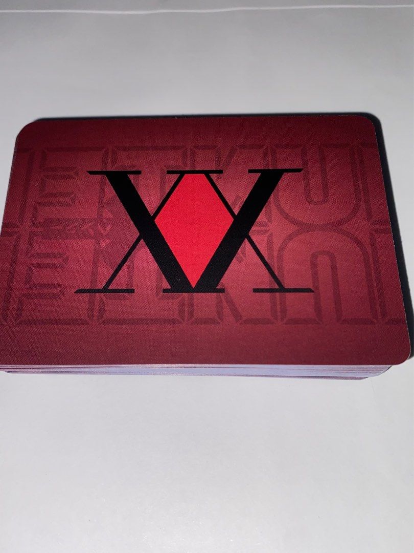 Hunter X Hunter Playing Cards [Local Business], Hobbies & Toys, Memorabilia & Collectibles, Fan ...