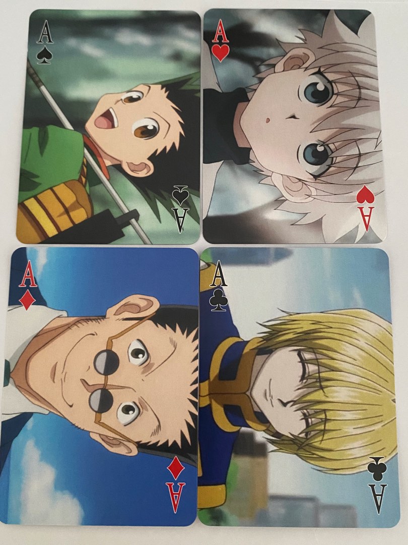 Hunter X Hunter Playing Cards [Local Business], Hobbies & Toys, Memorabilia & Collectibles, Fan ...