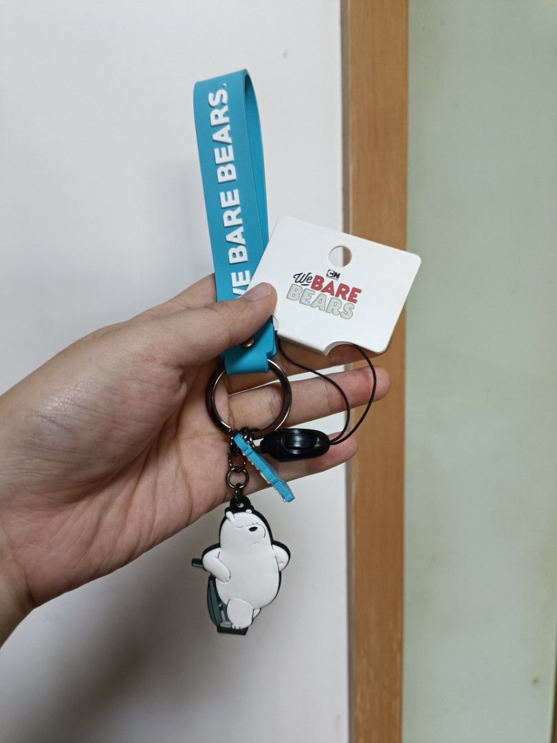 Ice Bear Keychain (We Bare Bears), Everything Else on Carousell