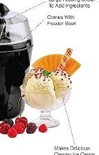 Ice Cream Maker Machine Frozen Yoghurt Sorbet Maker, Detachable Ice ...