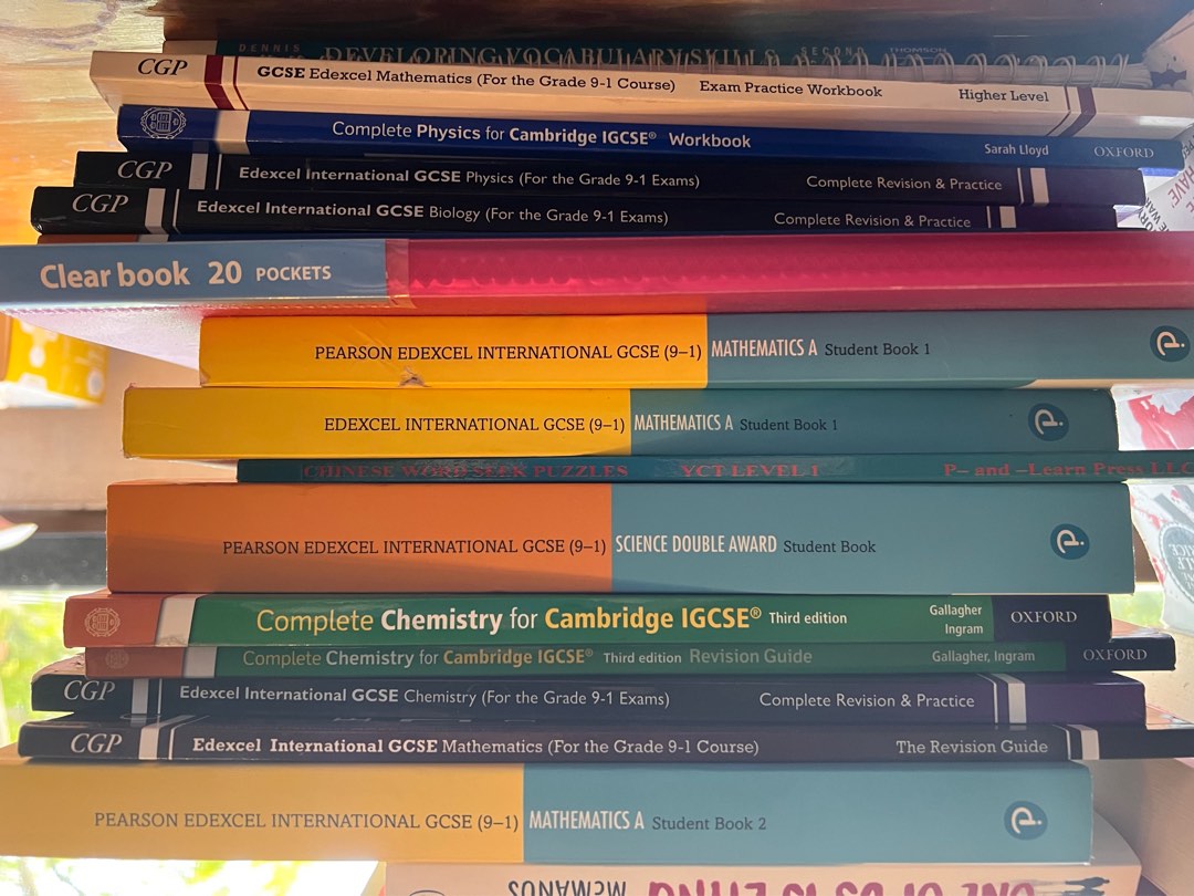 Pearson Edexcel IGCE textbooks and study aids., Hobbies & Toys, Books ...