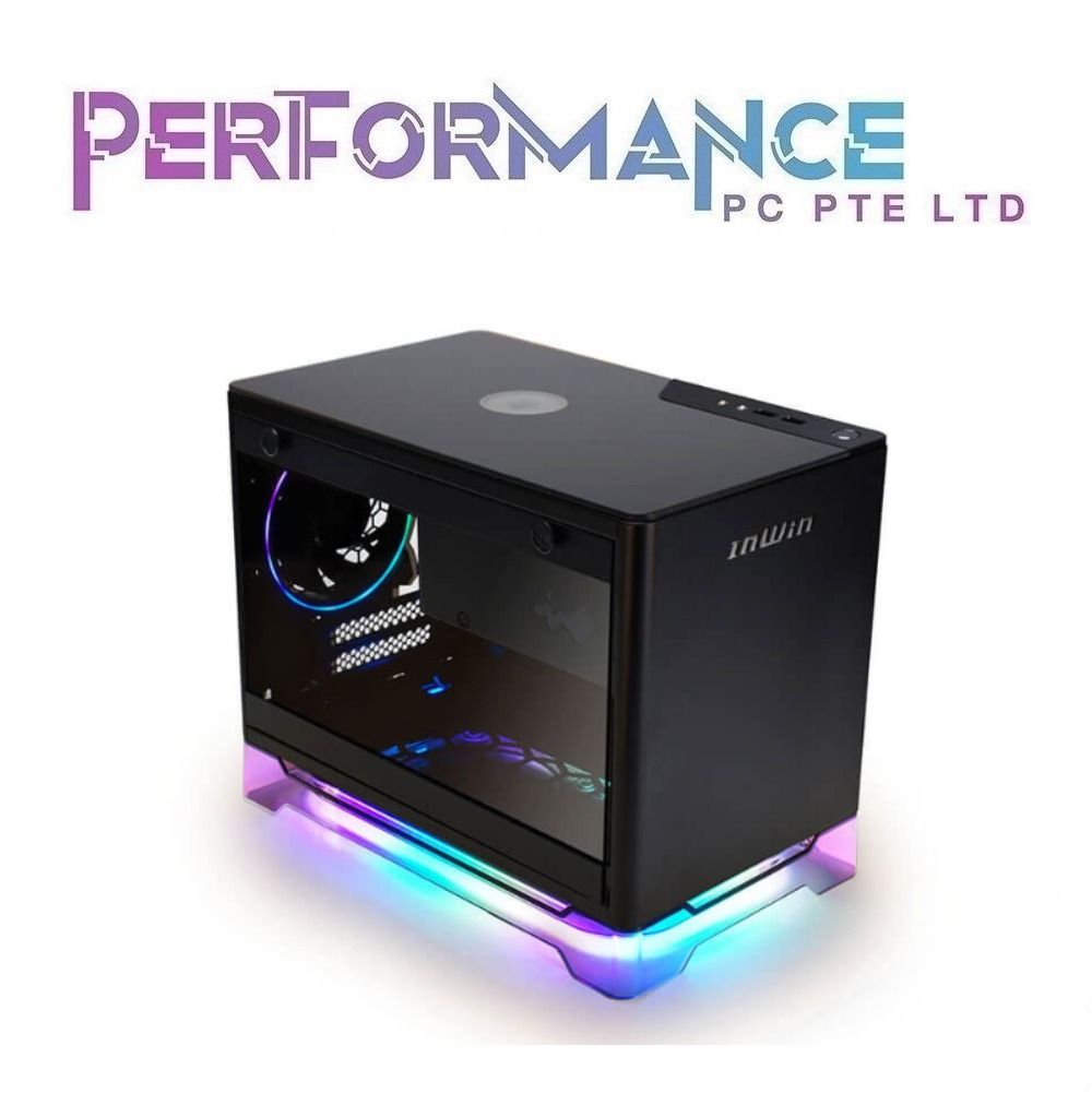 InWin A1 Black/White Mini-ITX Tower with Integrated RGB Lighting 600W ...