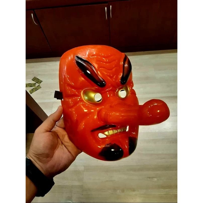 Japanese Tengu Mask - Wearable, Hobbies & Toys, Toys & Games on Carousell