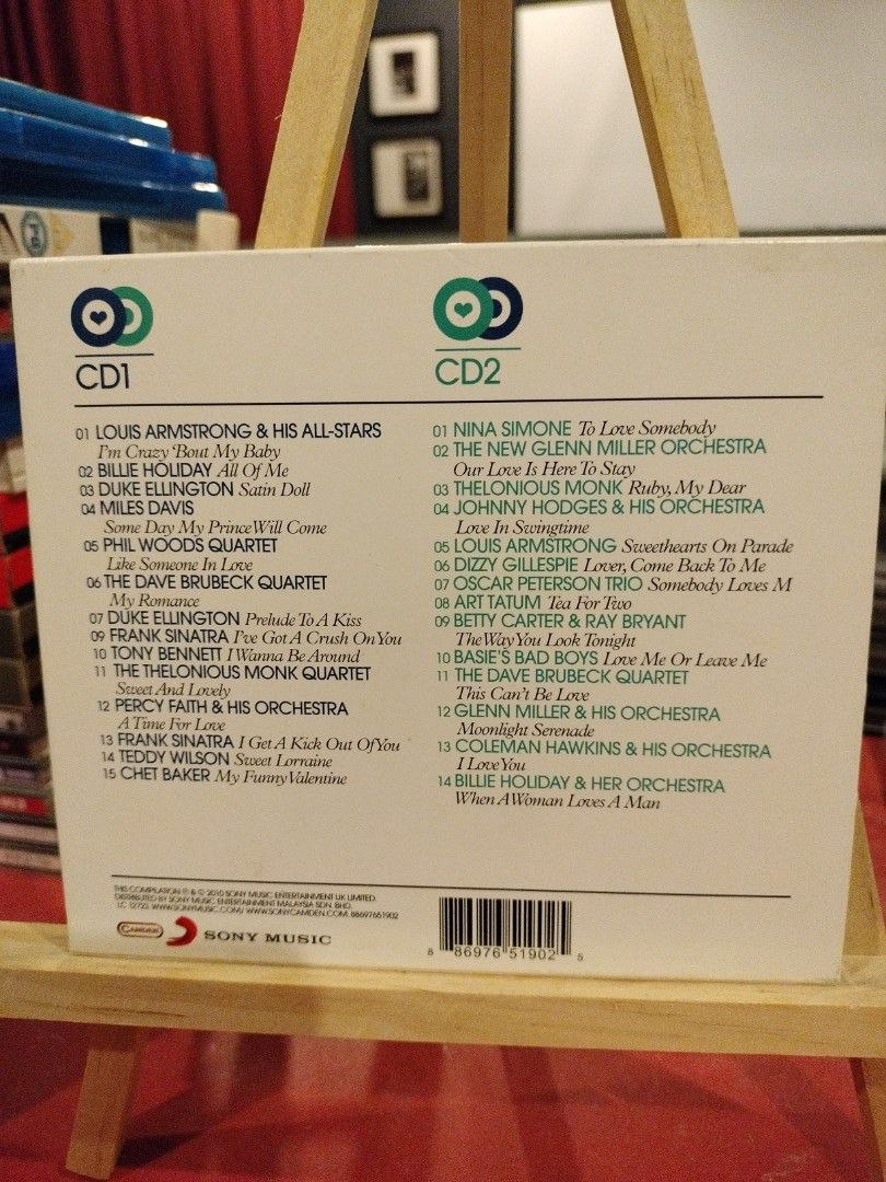 Jazz Love 2 CD set (Miles Davis, Nina Simone, Louis Armstrong, Billie ...