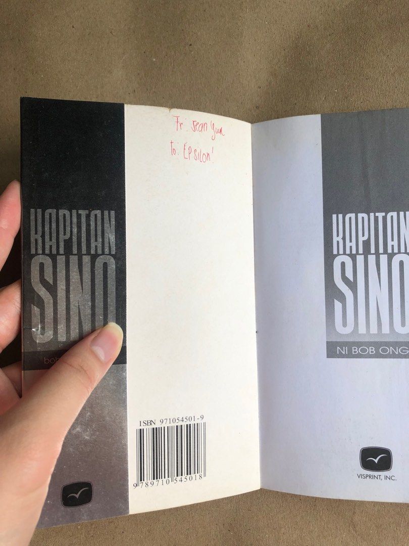 Kapitan Sino by Bob Ong Pre-loved Book, Hobbies & Toys, Books ...