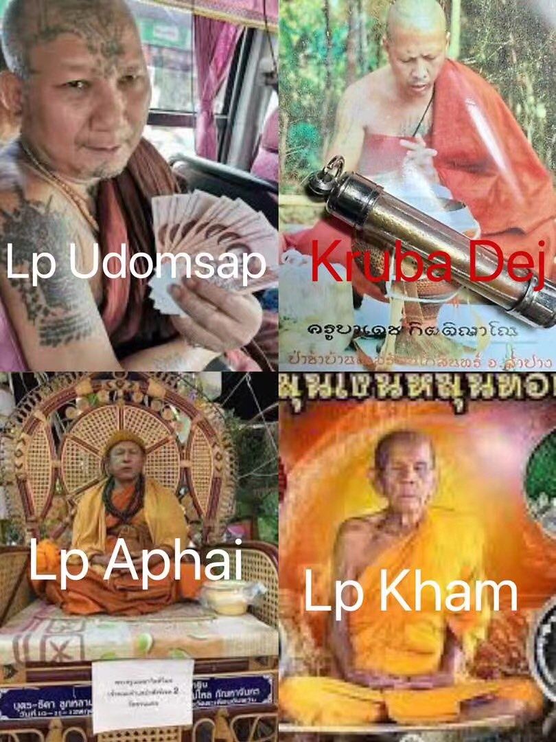 Khun Paen Lp Udomsap Lp Aphai Kruba Dej Lp Kham, Hobbies & Toys, Memorabilia & Collectibles ...