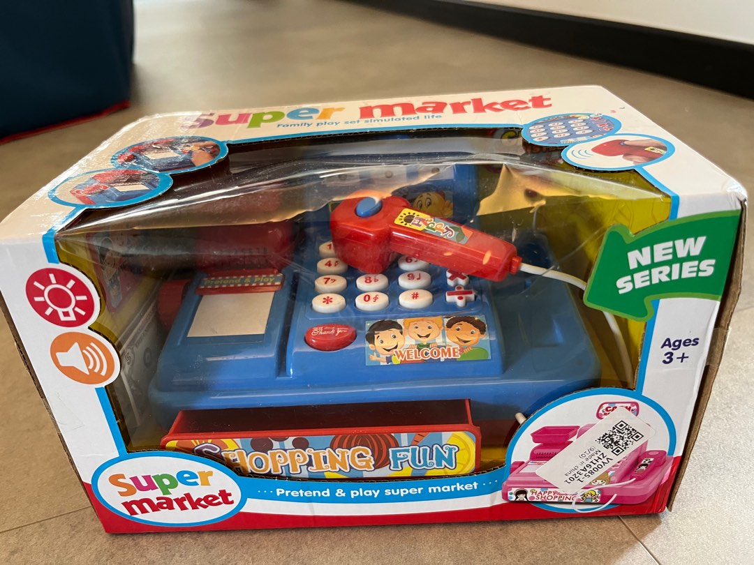 Kids Toy Cashier Cash Register, Babies & Kids, Infant Playtime on Carousell