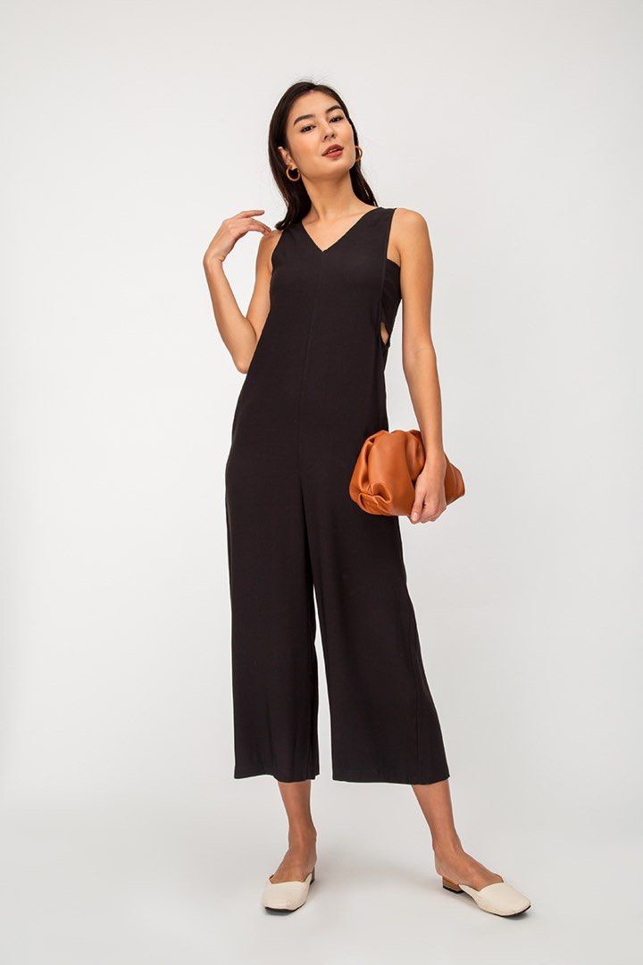 LAB Zoen Jumpsuit Black, Women's Fashion, Dresses & Sets, Jumpsuits on ...