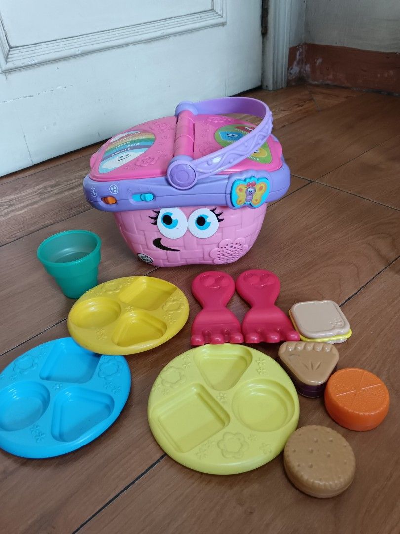 Leap Frog Shapes and Colors Learning Picnic Basket Kids (PRELOVED, AS ...