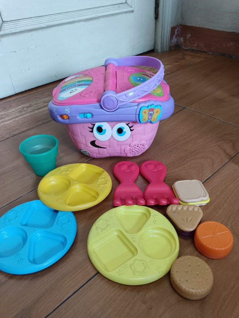 Leap Frog Shapes and Colors Learning Picnic Basket Kids (PRELOVED, AS ...