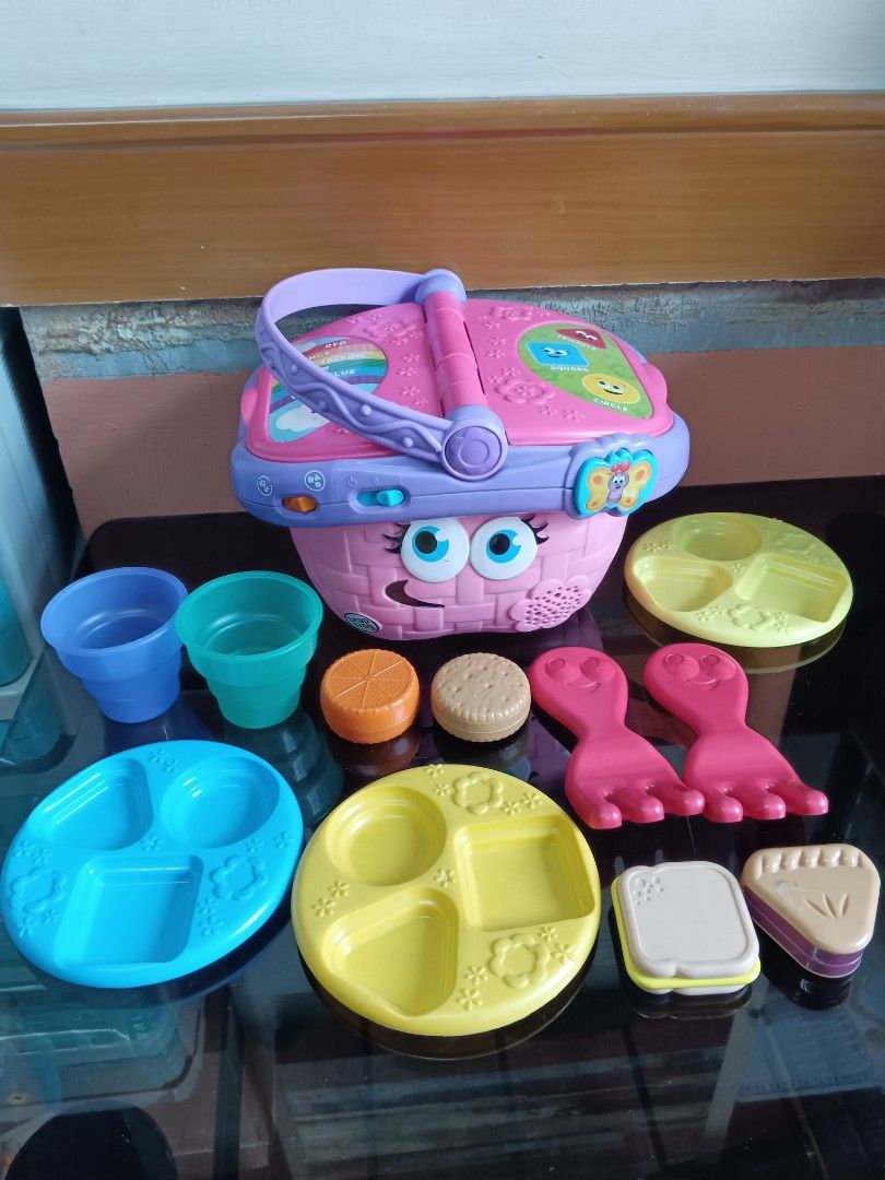 Leap Frog Shapes and Colors Learning Picnic Basket Kids (PRELOVED, AS ...