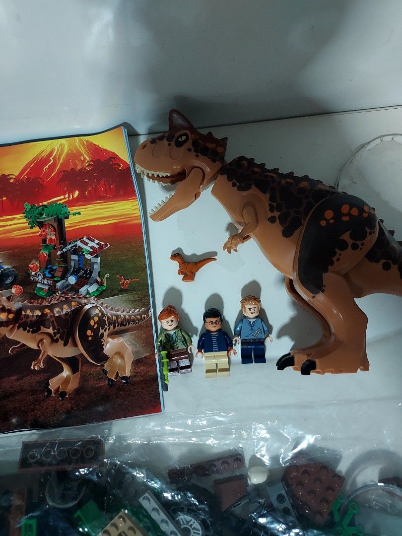 Lego jurassic world 75929 carnotaurus gyrosphere escape, Hobbies & Toys ...