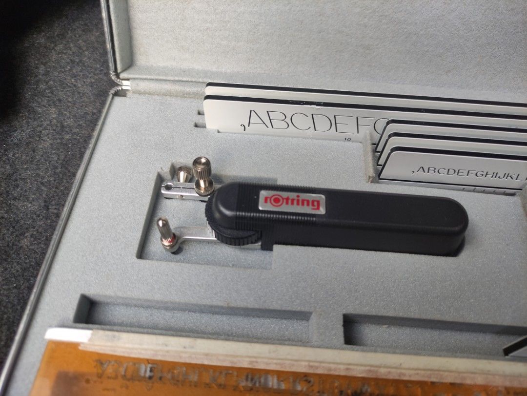 Leroy Lettering Set Rotring on Carousell