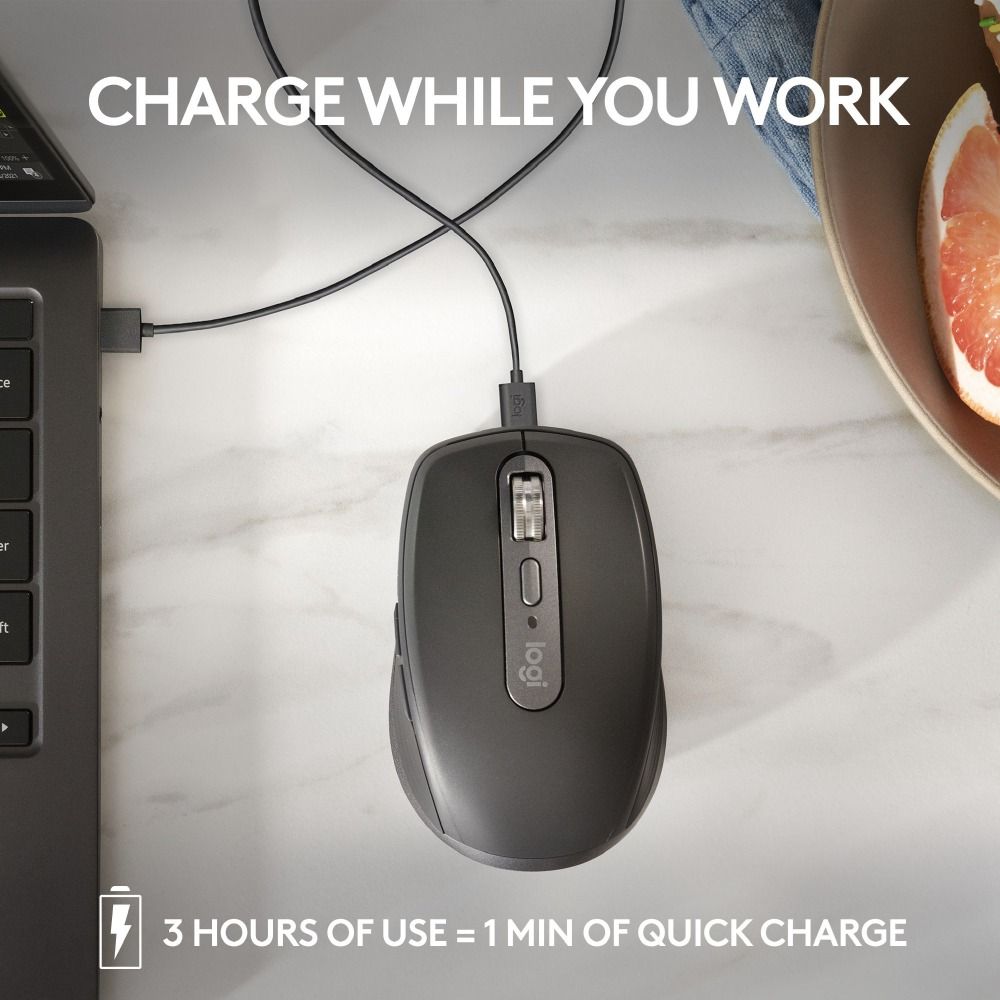 Logitech MX Anywhere 3S Wireless Bluetooth Silent Mouse 2023 NEW All ...