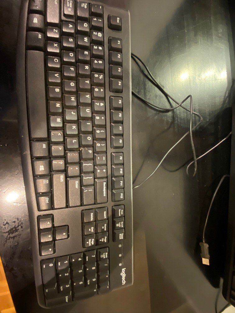 Logitech Office Keyboard Computers Tech Parts Accessories Computer Keyboard On Carousell
