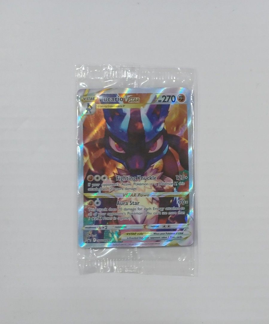 Pokemon Lucario Promo, Hobbies & Toys, Toys & Games on Carousell